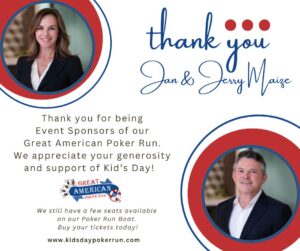 Thank You, Jan & Jerry Maize! - CSR Children's Foundation, Inc.