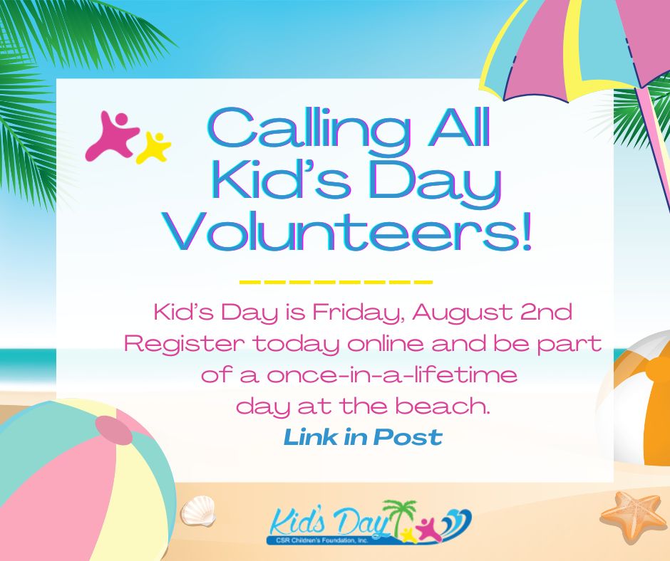 Volunteers Needed! - CSR Children's Foundation, Inc.